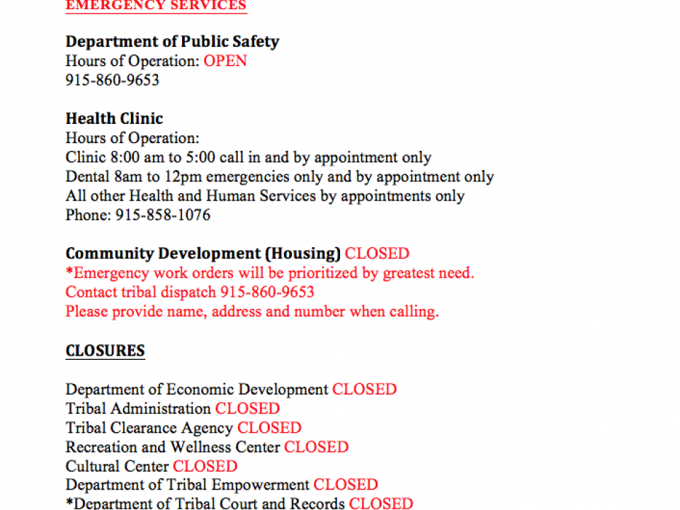 Ysleta del Sur Pueblo | Tigua Indians | About Us